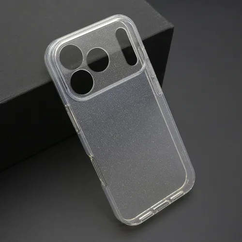 Futrola - maska SPARKLING za iPhone 17 Pro (6.3) providna (MS)