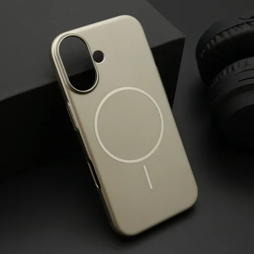 Futrola - maska PURE mat MagSafe za iPhone 17 (6.3) zlatna (MS)