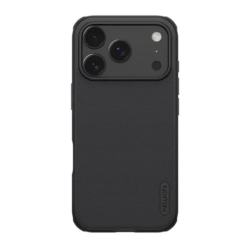 Futrola - maska NILLKIN Super Frost PRO za iPhone 17 Pro (6.3) crna (MS)