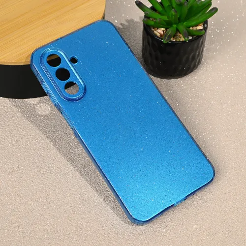 Futrola - maska Sparkle Dust za Samsung A175 Galaxy A17 svetlo plava