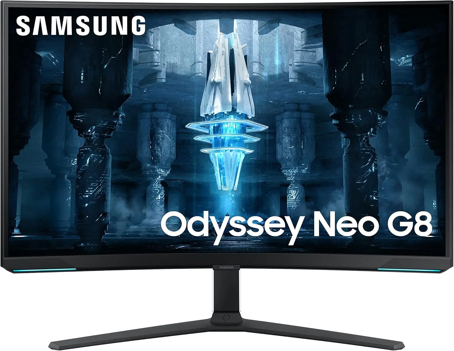 Samsung gaming monitor LS32BG850NPXEN 31,5"/VA,zakrivljen/3840x2160/240Hz/1ms GtG/HDMIx2,DP,USB/pivot/crna LS32BG850NPXEN