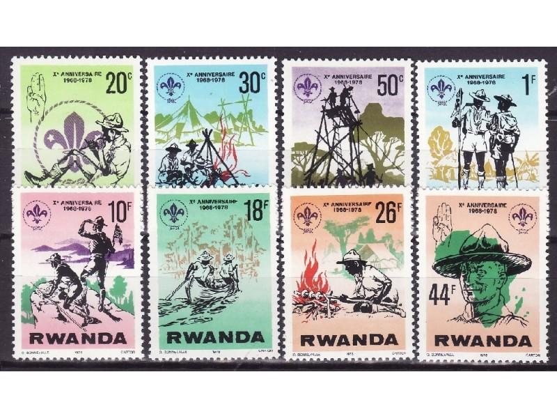 Ruanda - skauti 1978.