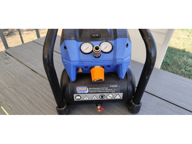 Okay Power PLQV-967 – Akumulatorski kompresor 4L