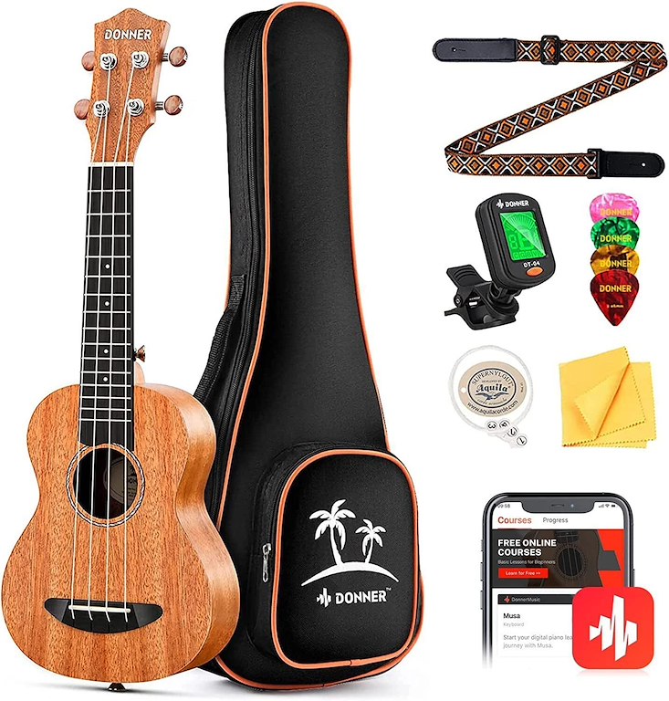 Donner DUT 100 26 Tenor Ukulele set
