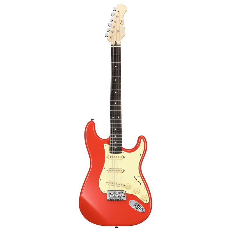 Donner DST600 Fiesta Red električna gitara