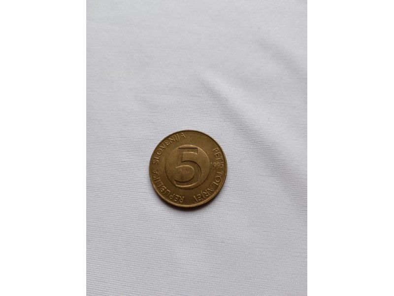 Словенија 5 толара,1995 год.