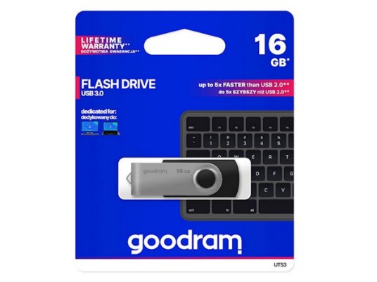 GoodRam 16GB USB 3.0 Twister crni
