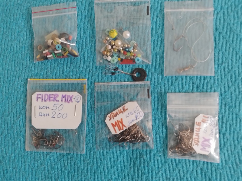 Udice MIX,pakovanja