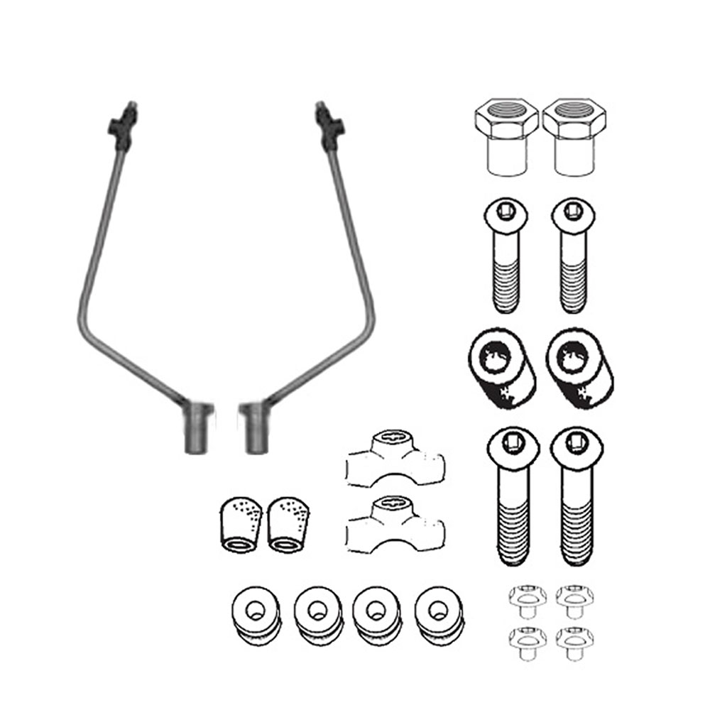 KAPPA A106AK Nosač vizira za Piaggio Beverly 125 / 250 / 300 / 400 (08-10) / Beverly 500 (03-07)