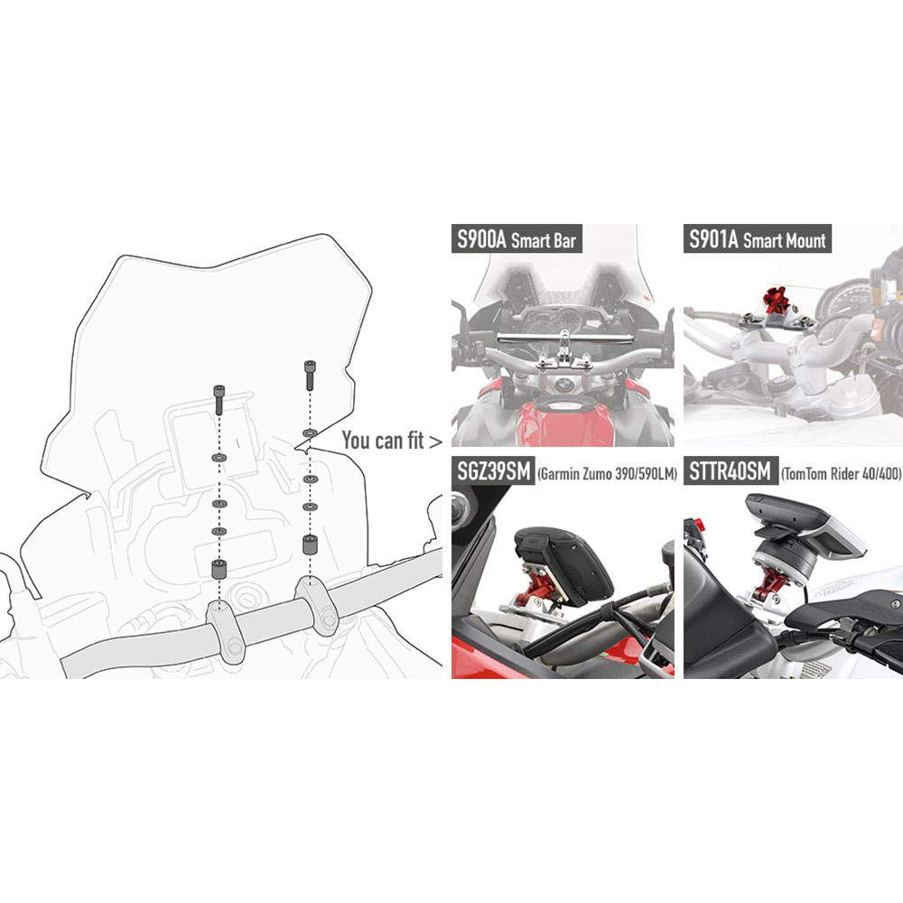 GIVI S900A / S901A set za montažu smart bara