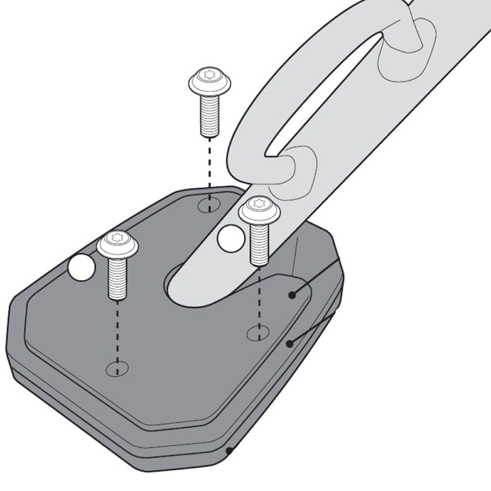 KAPPA ES3101K Proširenje bočne nogare Suzuki DL 650 V STROM (04-23)