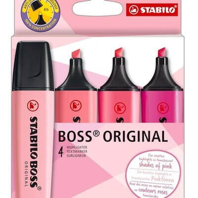 SIGNIRI STABILO BOSS set 1/4 roze nijanse