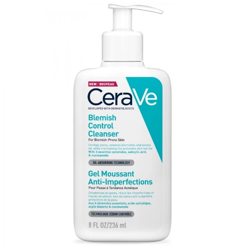 CERAVE BLEMISH CONTROL GEL ZA ČIŠĆENJE KOŽE SKLONE NEPRAVILNOSTIMA,236ML
