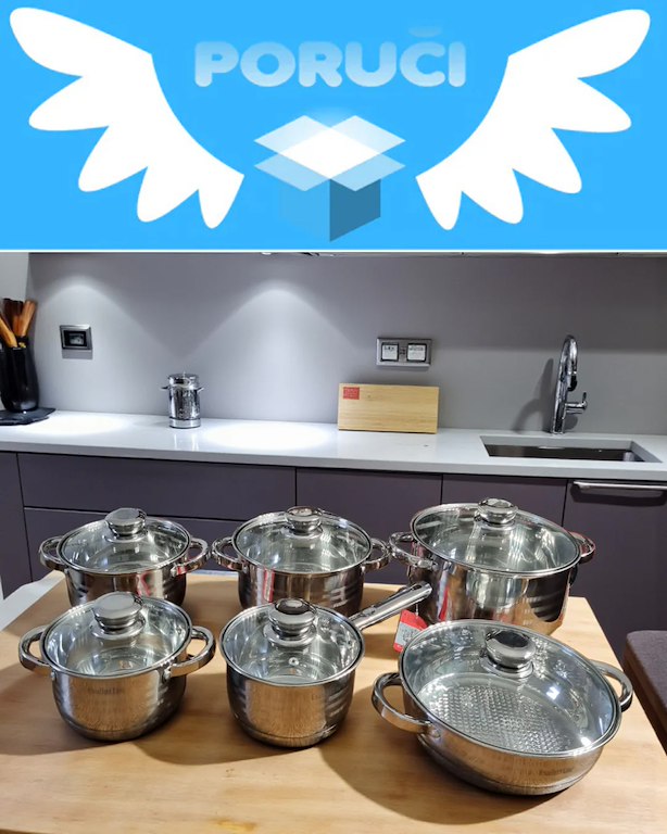 Set inox posuđa STH