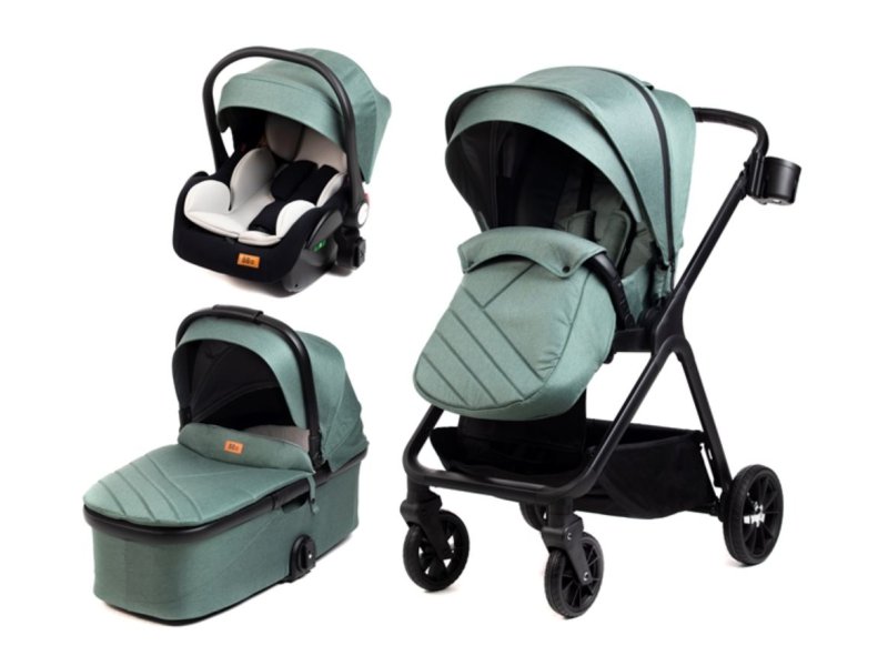 BBO KOLICA ZA BEBE 3U1 (A5) MAMAMIA – GREEN