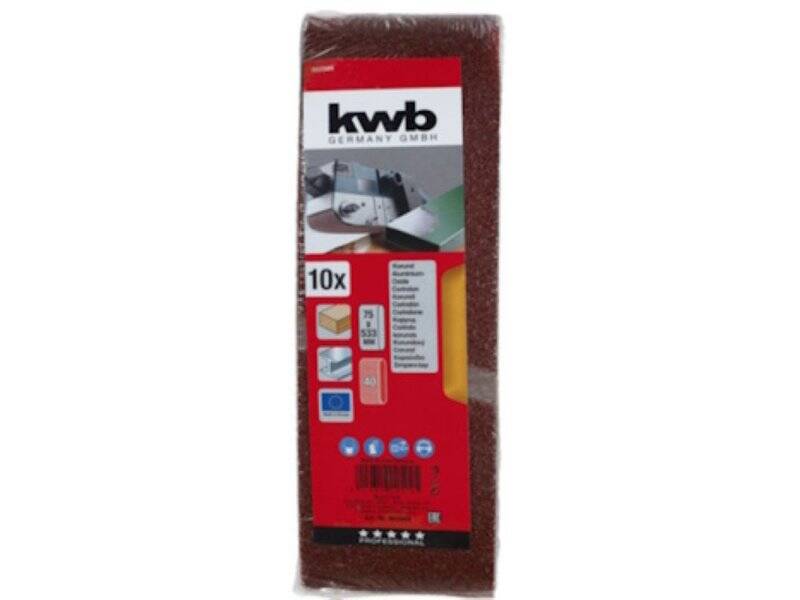 EINHELL BY KWB TRAKASTI BRUSNI PAPIR 75×533 GR40 | DRVO-METAL/ALU-OKSID SET 10/1 49902504