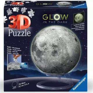 Ravensburger 3D puzzle Glow in the Dark Mesec RA11586