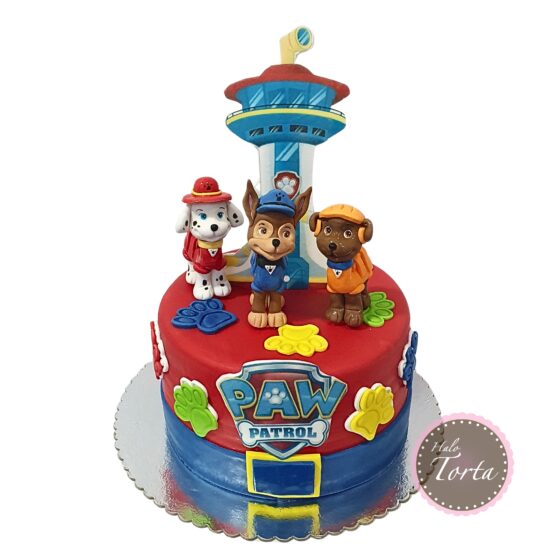 Torta Patrolne šape i osmatračnica