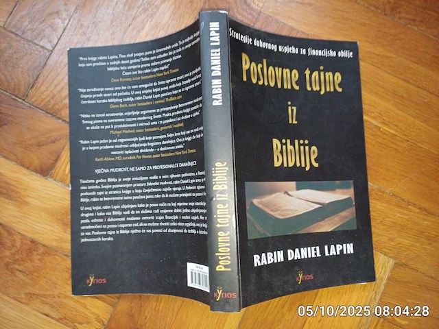 RABIN DANIEL LAPIN, POSLOVNE TAJNE IZ BIBLIJE