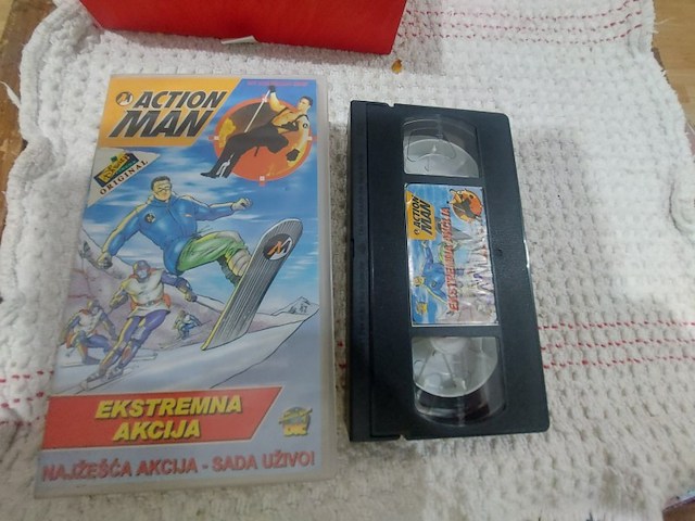 Vhs kaseta Action man  crtani