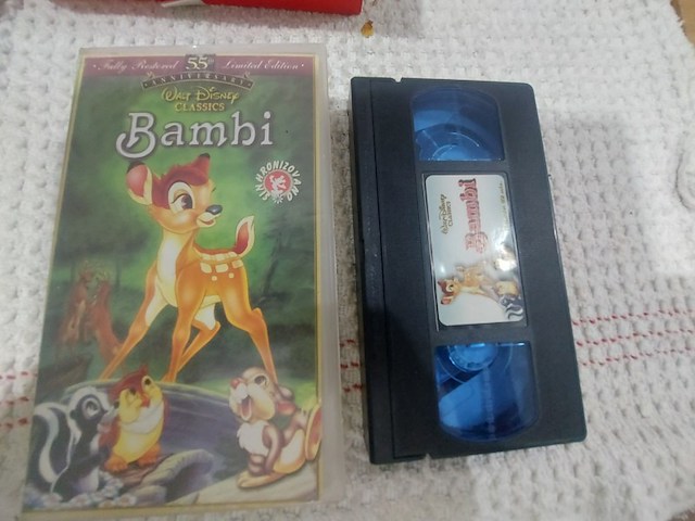 Vhs kaseta BAMBI   crtani