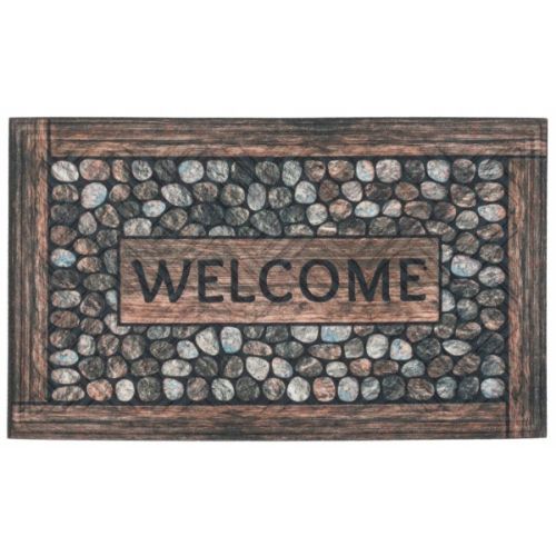 Otirač welcome print kamenčIćI 45x75cm