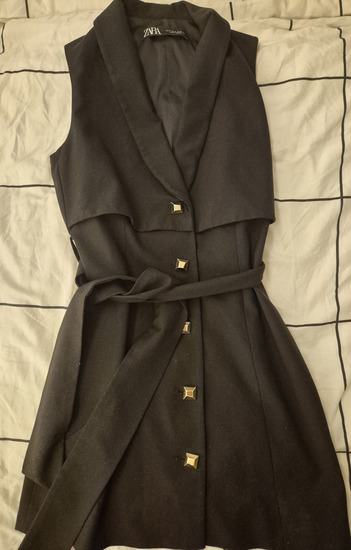 Zara crna sako haljina