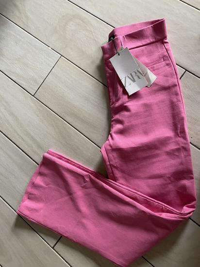 Zara pink pantalone novo