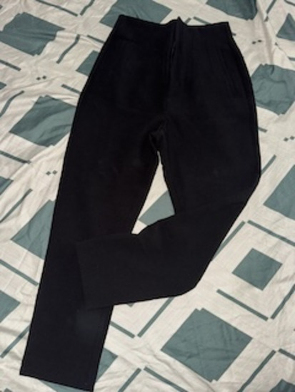 STRADIVARIUS ŽENSKE CRNE PANTALONE