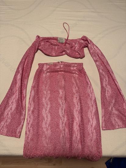 Sandra Mademoiselle pink pleteni set