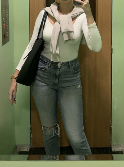 Zara farmerke Mom Slim Fit