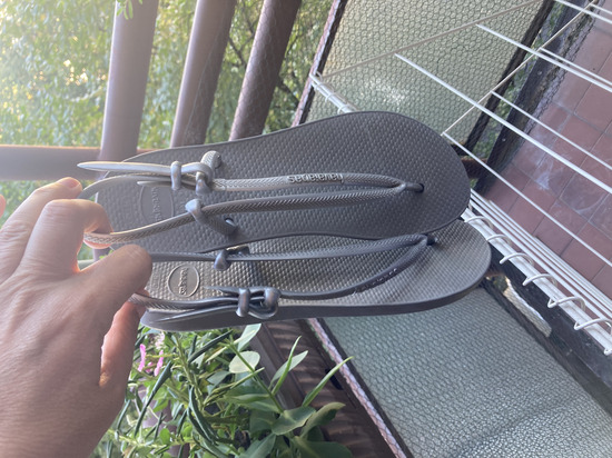 Havaianas sivo srebrne 39/40