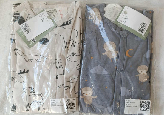 H&M jednodelne pizamice