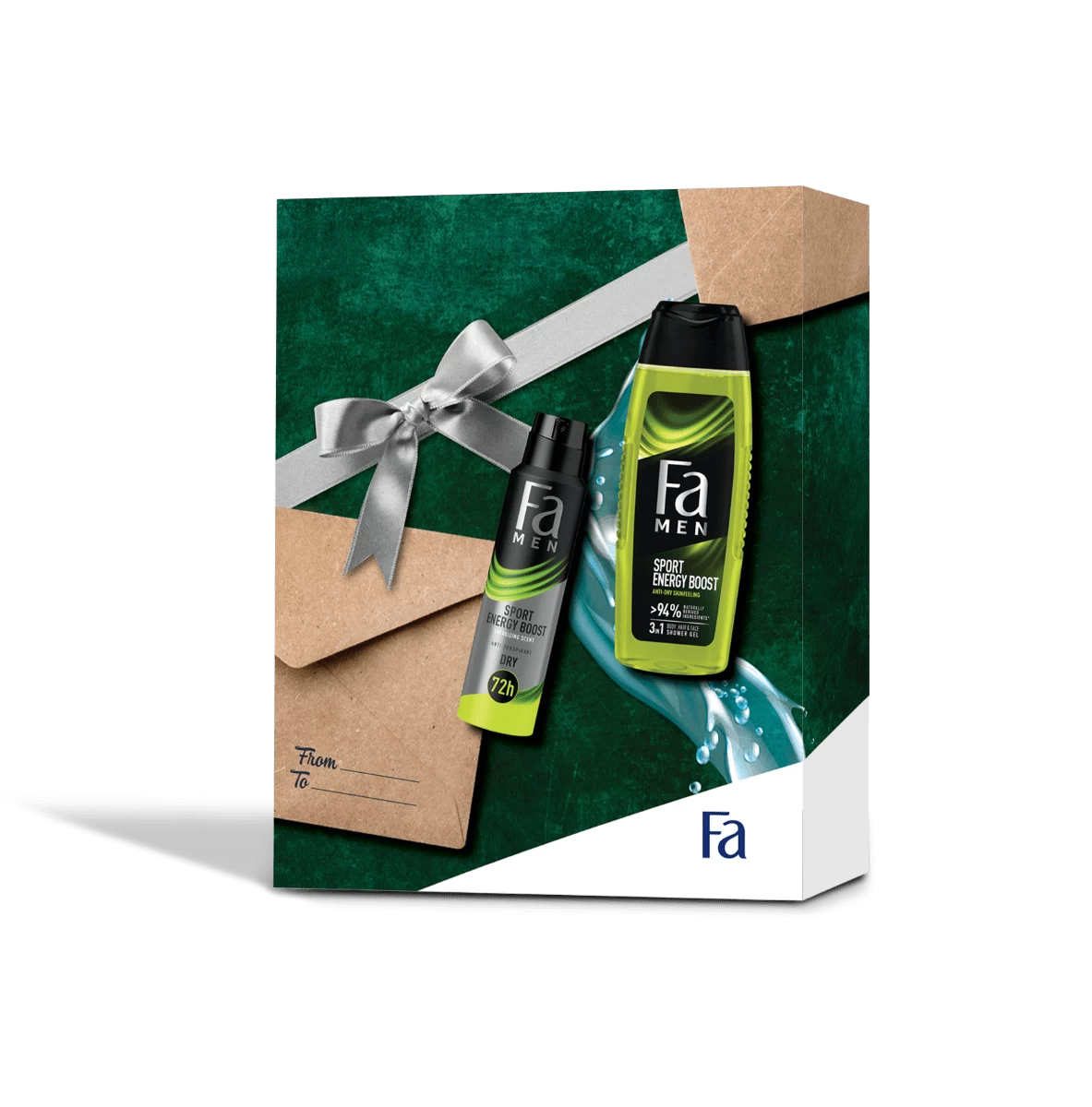 FA SET MEN SPORT ENERGY BOOST(DEO 150ML+SHOWER GEL 250ML)