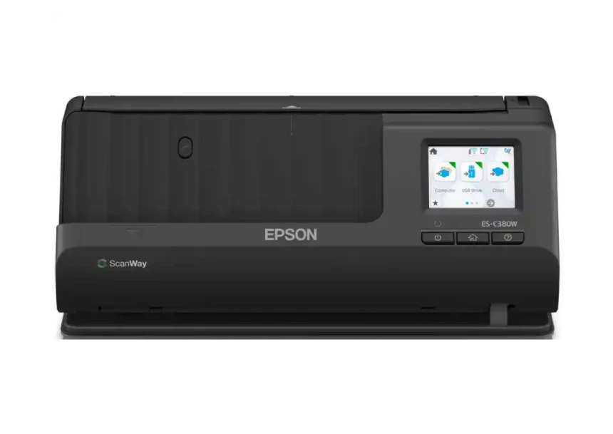 Skener Epson WorkForce ES-C380W A4/ADF/dulpex/30 ppm/60ipm/600dpi/WiFi/USB 2.0
