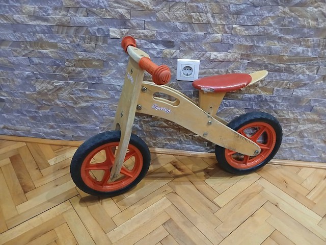 Drveni balans bicikl za decu