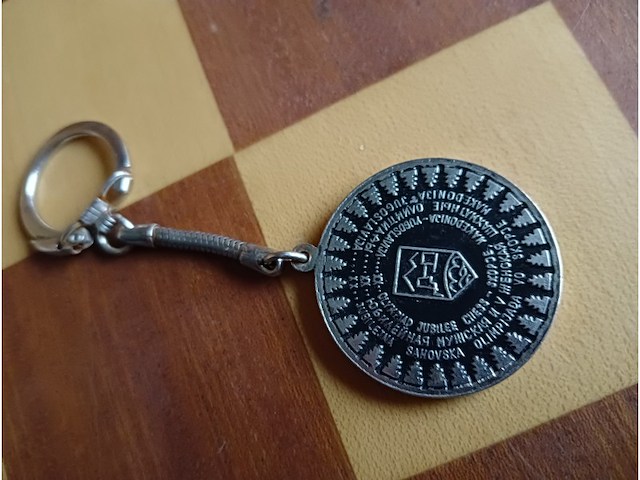 Privezak Sahovska Olimpijada Skoplje 1972 (sah)