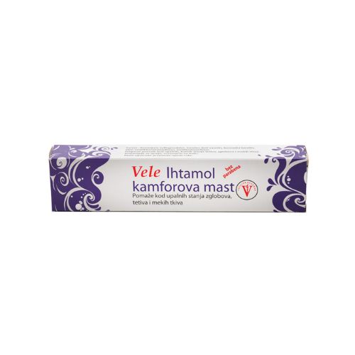 VELE IHTAMOL KAMFOROVA MAST 50g
VELE IHTAMOL KAMFOROVA MAST 50g