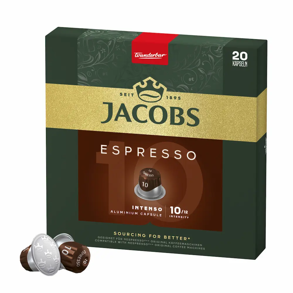 JACOBS ESPRESSO 10 INTENSO 20/1 – NESPRESSO KOMP. KAPSULE