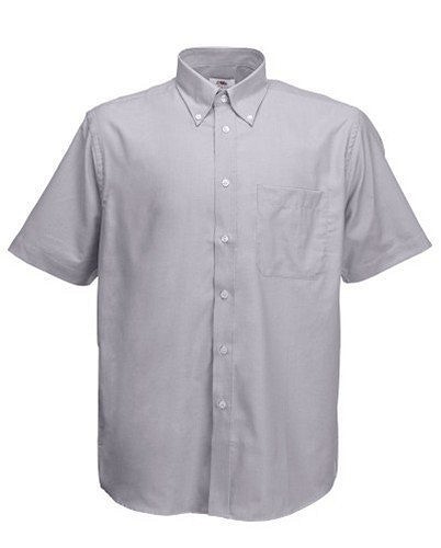 Fruit of the Loom, SS Oxford Shirt, muška poslovna košulja dugih rukava, 70% pamuk - 30% poliester, bele 130 gr , boje 135 gr, veličine S-3XL ,karton 12 kom. , klasični kroj