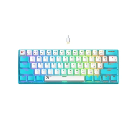 Havit tastatura KB903L plavo-bela ( 66056 )
