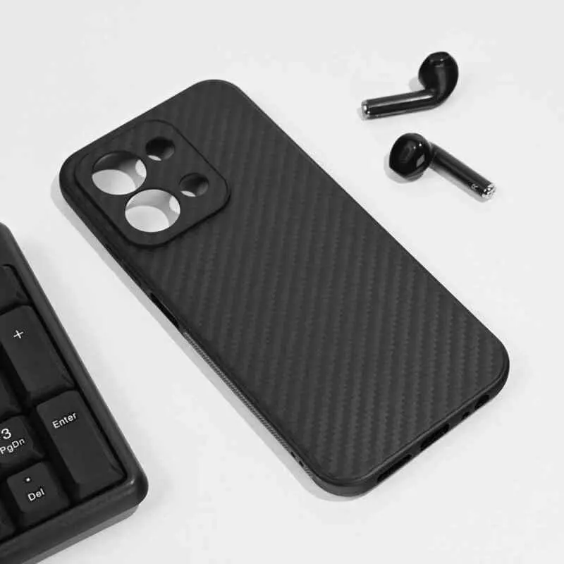 Maska Carbon fiber za Xiaomi Redmi 15C 4G EU 173mm crna