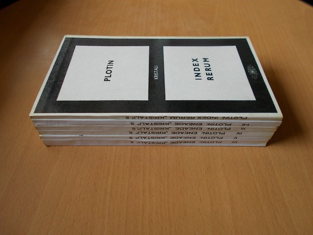 ENEADE - PLOTIN (KOMPLET 1-6 + INDEX RERUM)