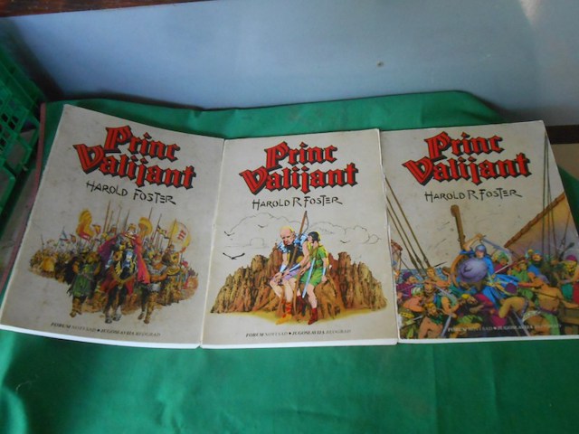 Princ Valijant Harold Foster  set 1,2,3 Forum Novi Sad