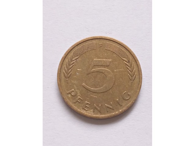 5 Pfennig 1995.g - F - Nemačka