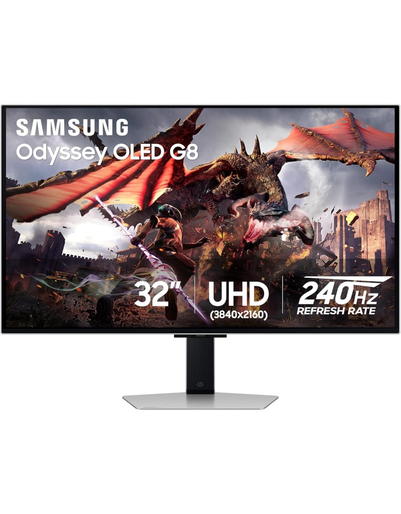 SAMSUNG LS32DG802SUXDU 32" OLED 3840x2160 240Hz 0,03ms GtG HDMIx2 DP USB Gsync Freesync