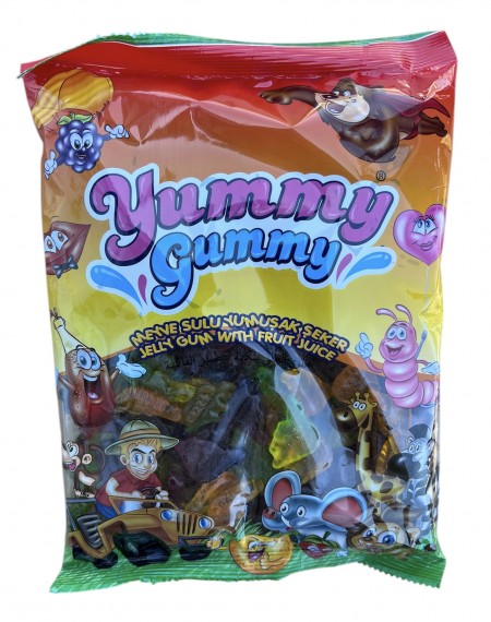 Yummy gummy gumene bombone 1kg dino
