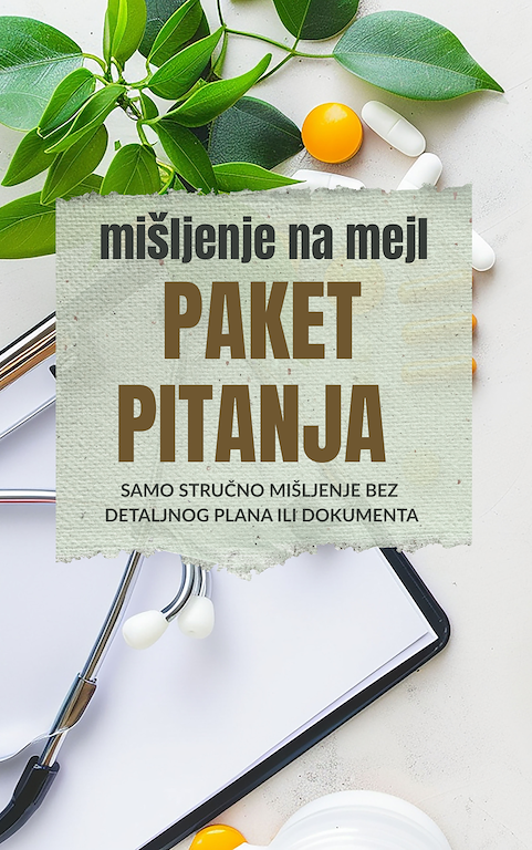Paket pitanja – stručno mišljenje o ishrani i navikama