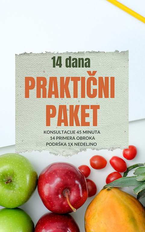 Praktični paket – 14 dana ishrane za hormonalni balans i plodnost