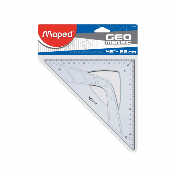 Trougao MAPED 26cm45 geometric 1/20